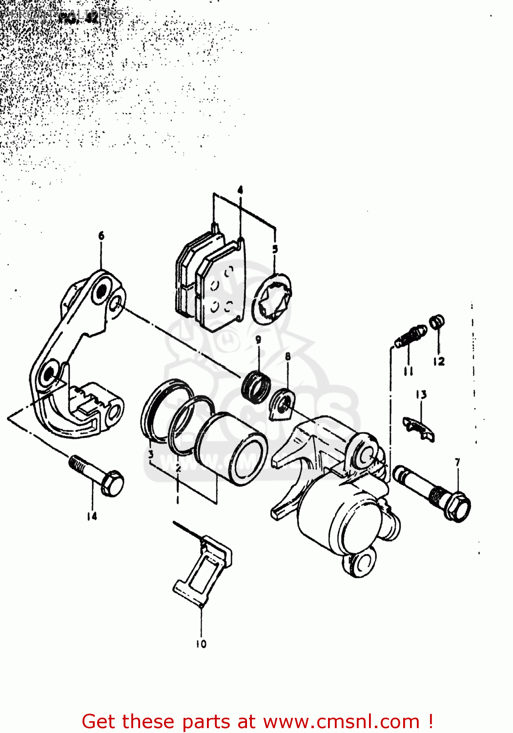 Suzuki GS550 1980 (T) USA (E03) parts lists and schematics
