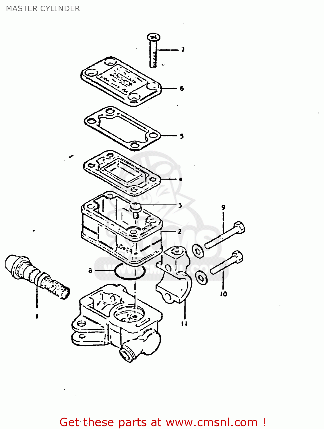 Suzuki GS550 1981 (X) GENERAL EXPORT (E01) parts lists and schematics