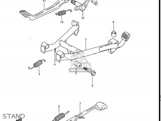 Suzuki GS550EF 1983 (D) USA (E03) parts lists and schematics