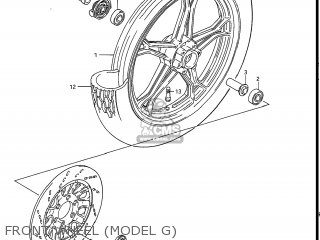 Suzuki GS550L 1986 (G) USA (E03) parts lists and schematics