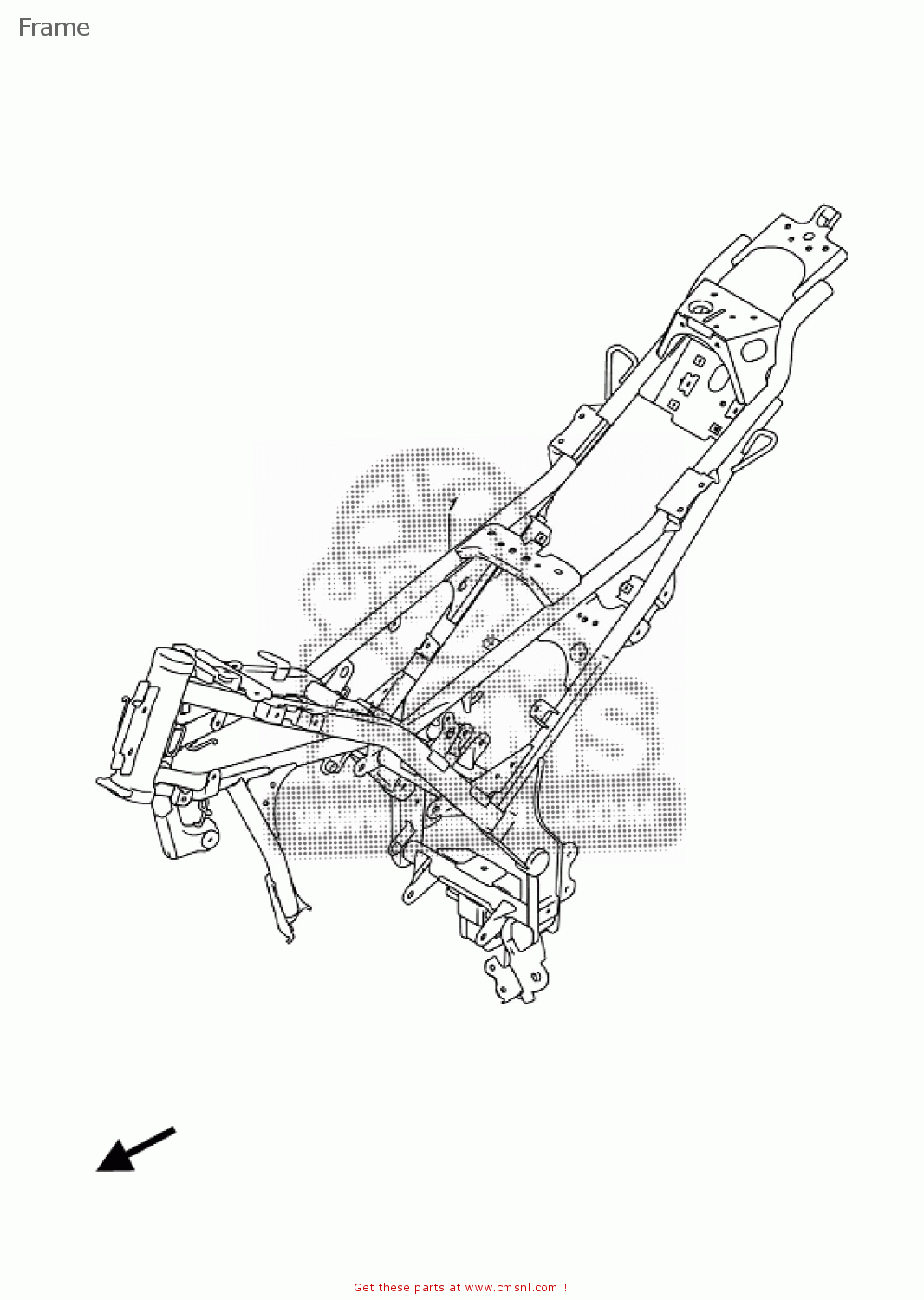 Suzuki GSX-R125R(X) 2018 Frame - buy original Frame spares online