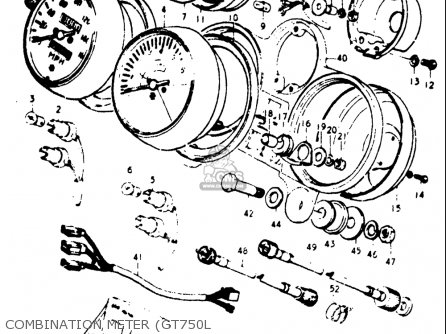 Suzuki GT750 1973 1974 1975 1976 1977 (K) (L) (M) (A) (B) USA (E03 ...
