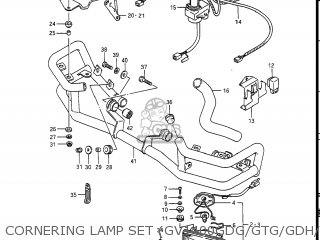 Suzuki GV1400GD CAVALCADE 1986 (G) USA (E03) parts lists and schematics