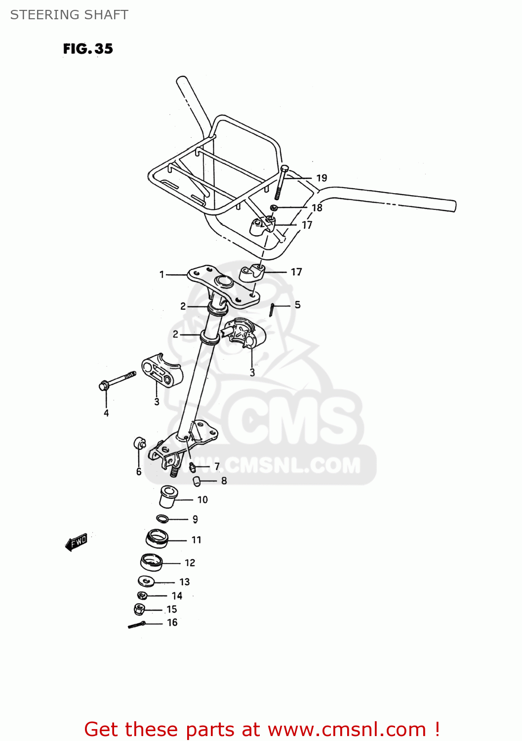 Suzuki LT-4WD QUAD RUNNER 1988 (J) USA (E03) QUADRUNNER QUAD-RUNNER ...