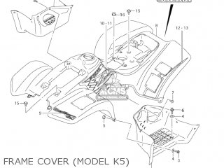 Suzuki LT-A50 QUAD MASTER 2002 (K2) USA (E03) QUADMASTER QUAD-MASTER ...
