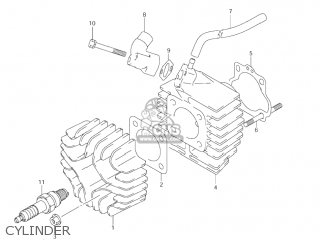 Suzuki LT-A50 QUAD MASTER 2005 (K5) USA (E03) QUADMASTER QUAD-MASTER ...