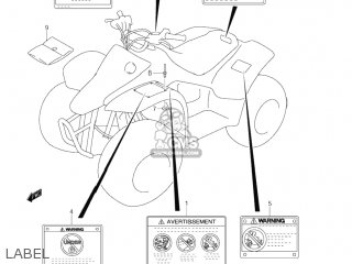 Suzuki LT-A50 QUAD MASTER 2005 (K5) USA (E03) QUADMASTER QUAD-MASTER ...