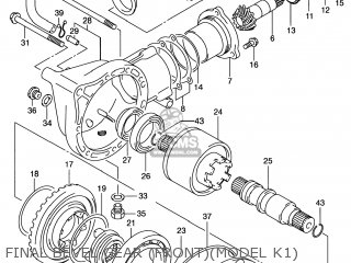 Suzuki LT-A500F QUAD MASTER 2001 (K1) USA (E03) QUADMASTER QUAD-MASTER ...