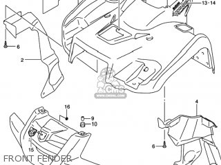 Suzuki LT-A500F VINSON 4WD 2003 (K3) USA (E03) LTA500F LT A500F parts ...