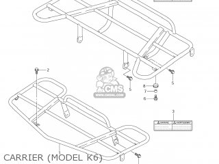 Suzuki LT-A500F VINSON 4WD 2005 (K5) USA (E03) LTA500F LT A500F parts ...