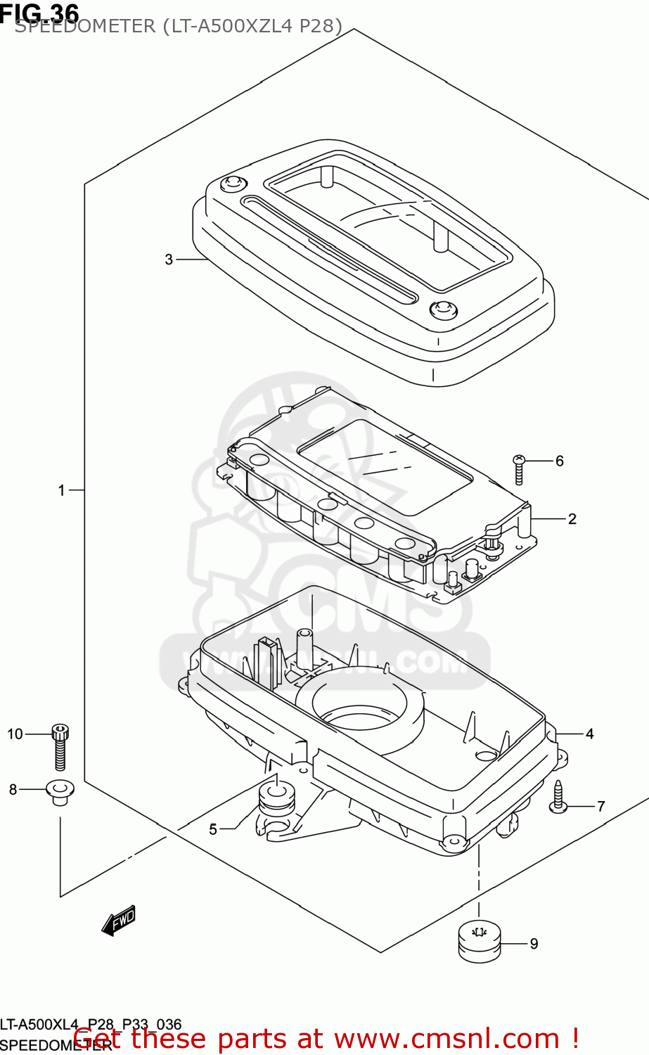 Suzuki LT-A500XZ KING QUAD 2014 (L4) USA (E03) KINGQUAD KING-QUAD ...