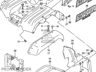 Suzuki LT-F300F KING QUAD 2WD 2000 (Y) USA (E03) KINGQUAD KING-QUAD ...