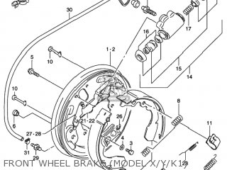 Suzuki LT-F300F KING QUAD 2WD 2000 (Y) USA (E03) KINGQUAD KING-QUAD ...