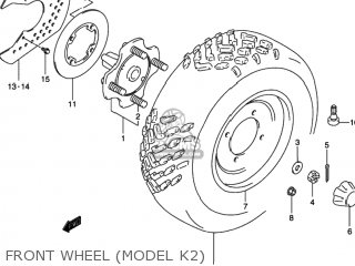 Suzuki LT-F300F KING QUAD 2WD 2000 (Y) USA (E03) KINGQUAD KING-QUAD ...