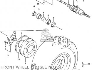 Suzuki LT-F4WD QUAD RUNNER 1997 (V) USA (E03) QUADRUNNER QUAD-RUNNER ...