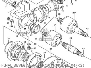 Suzuki LT-F500F QUAD RUNNER 4WD 2000 (Y) USA (E03) QUADRUNNER QUAD-RUNN ...
