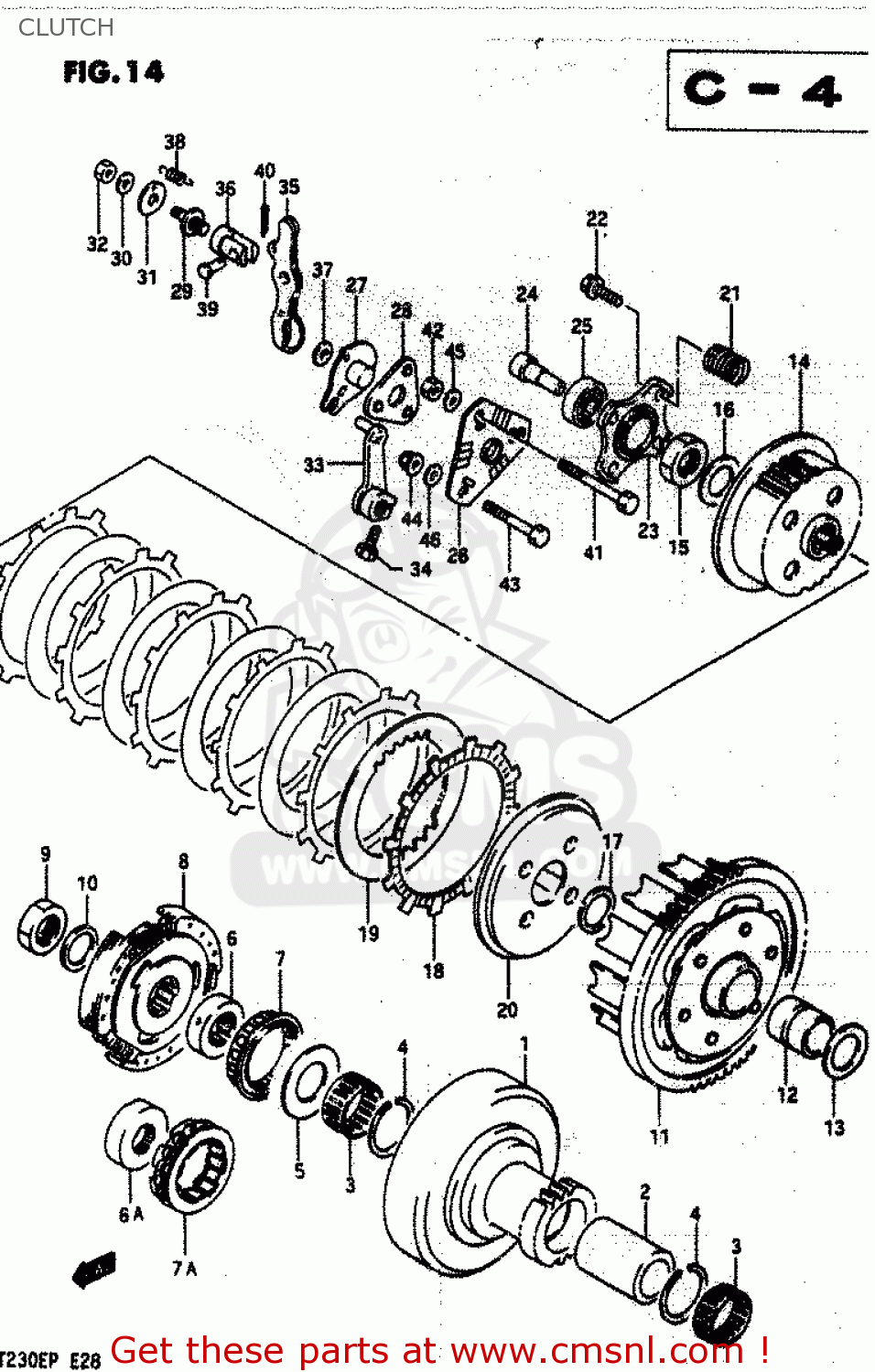 Suzuki Suzuki LT230E 1987 (H) parts lists and schematics