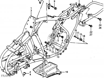 Suzuki LT230E 1993 (P) parts lists and schematics