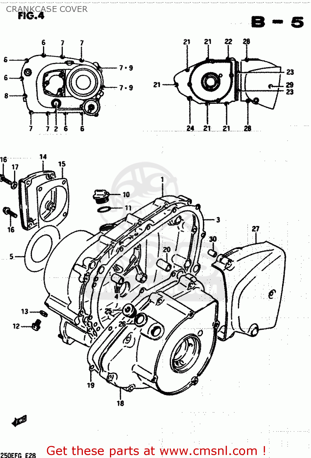 Suzuki Suzuki LT250EF 1985 (F2) parts lists and schematics