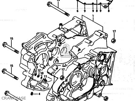 Suzuki LT250EF 1985 (F2) parts lists and schematics
