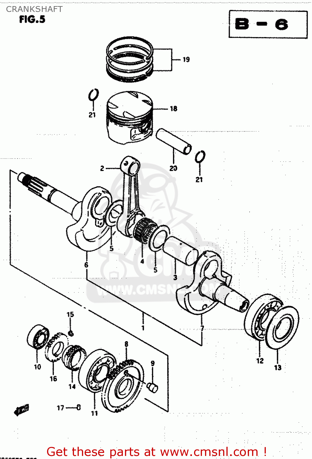 Suzuki Suzuki LT250EF 1985 (F2) parts lists and schematics