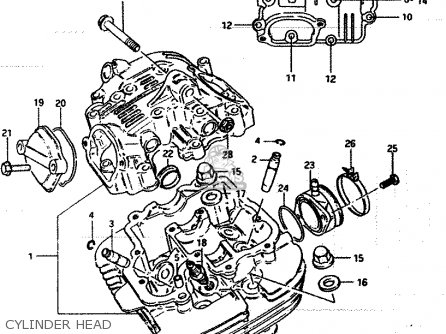 Suzuki LT250EF 1985 (F2) parts lists and schematics