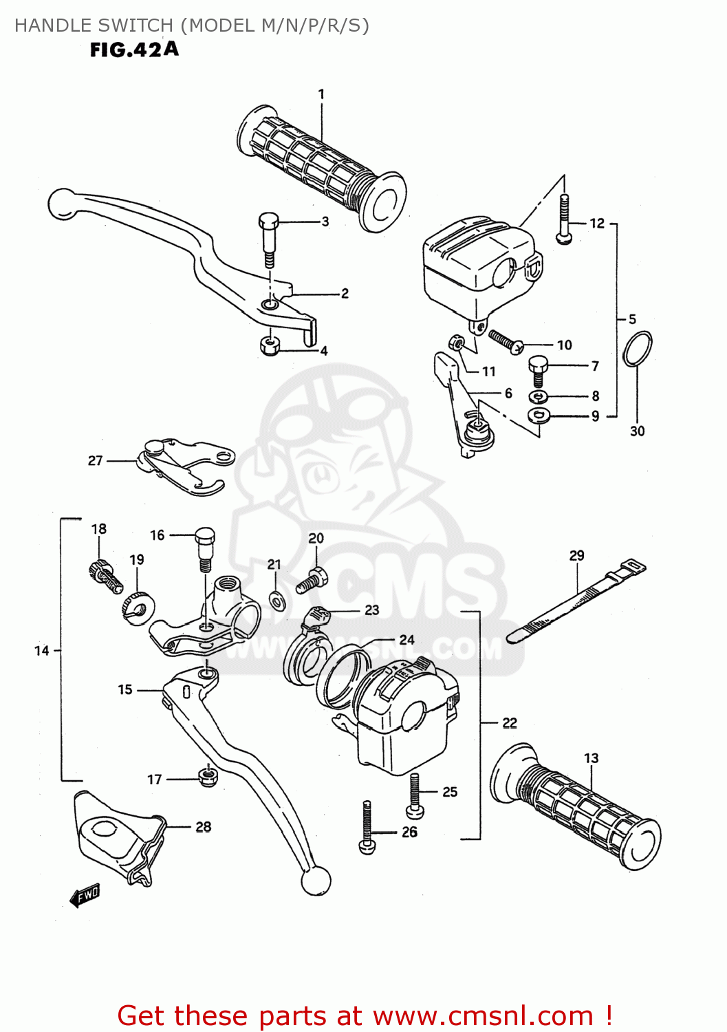 Suzuki LT-4WD QUAD RUNNER 1987 (H) USA (E03) QUADRUNNER QUAD-RUNNER ...
