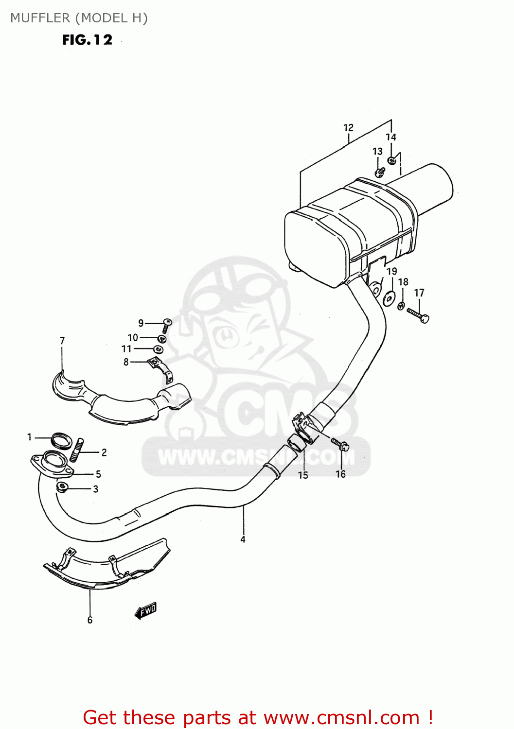 Suzuki LT-4WD QUAD RUNNER 1987 (H) USA (E03) QUADRUNNER QUAD-RUNNER ...