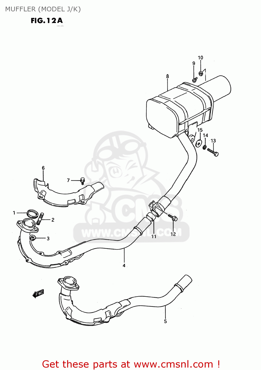 Suzuki LT-4WD QUAD RUNNER 1987 (H) USA (E03) QUADRUNNER QUAD-RUNNER ...