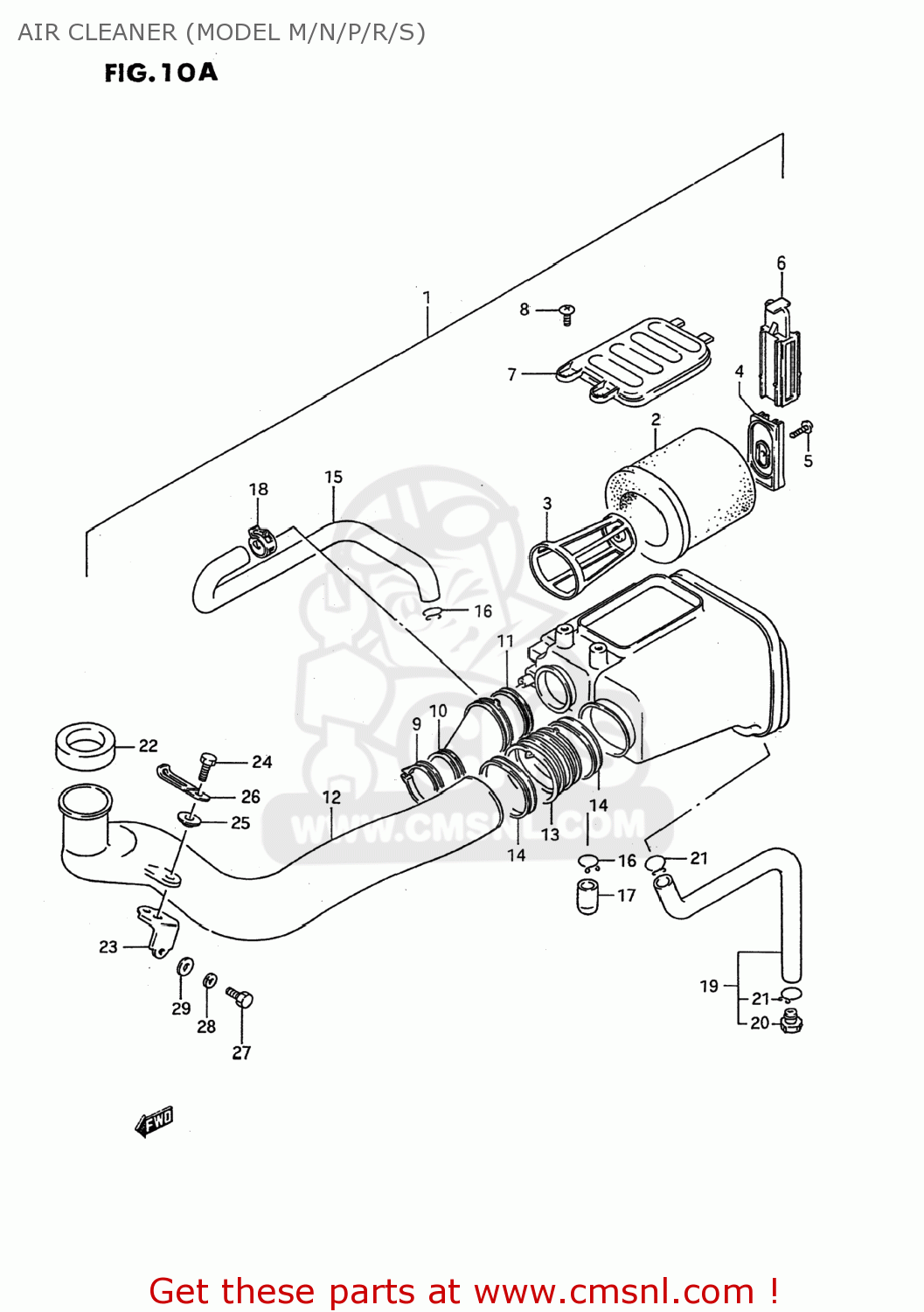 Suzuki LT-4WD QUAD RUNNER 1992 (N) USA (E03) QUADRUNNER QUAD-RUNNER ...