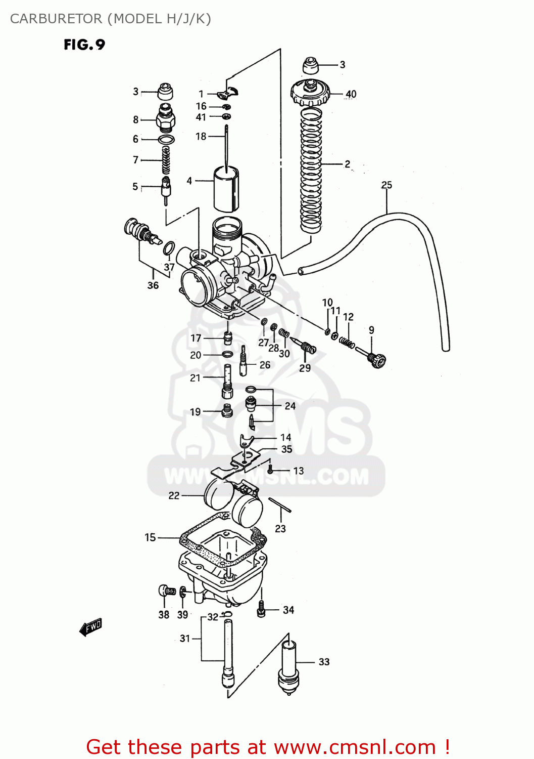 Suzuki LT-4WD QUAD RUNNER 1992 (N) USA (E03) QUADRUNNER QUAD-RUNNER ...
