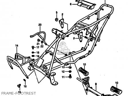 Suzuki LT50 1984 (E) parts lists and schematics