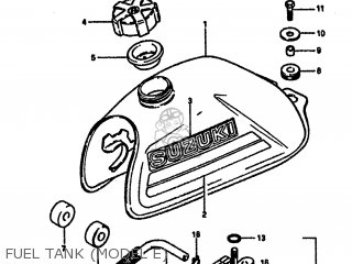 Suzuki LT50 1984 (E) parts lists and schematics