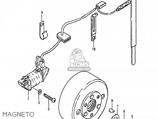 Suzuki LT50 1985 (F) USA (E03) parts lists and schematics