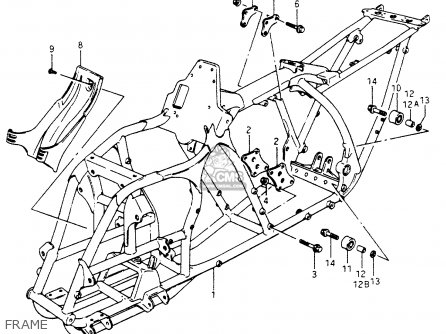Suzuki Suzuki LT500R 1987 (H) parts lists and schematics
