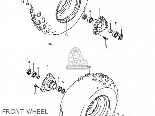 Suzuki LT80 1987 (H) USA (E03) parts lists and schematics