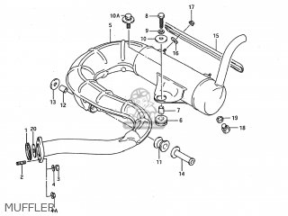 Suzuki LT80 1987 (H) USA (E03) parts lists and schematics