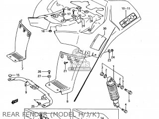 Suzuki LT80 1987 (H) USA (E03) parts lists and schematics