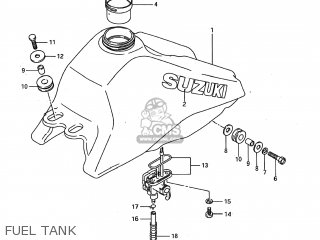 Suzuki Suzuki LT80 1990 (L) USA (E03) parts lists and schematics