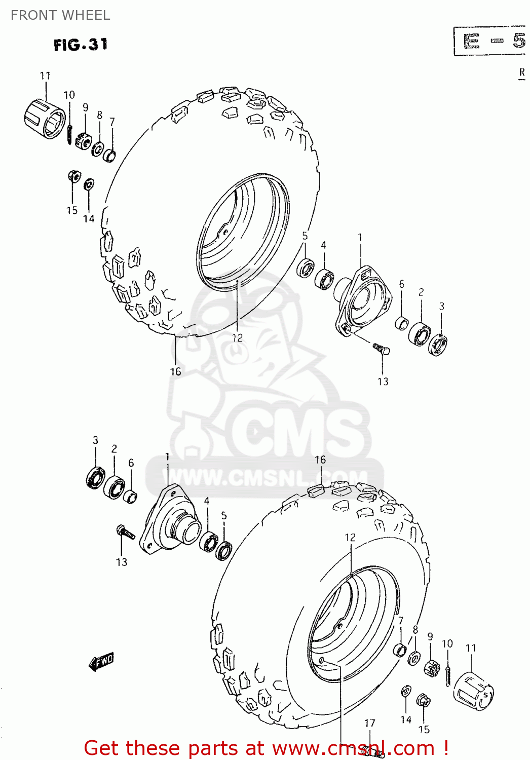 Suzuki LT80 1997 (V) parts lists and schematics