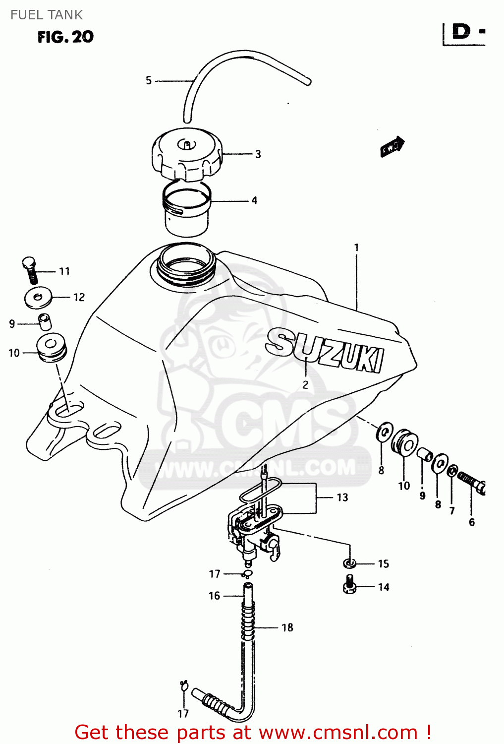 Suzuki LT80 1997 (V) parts lists and schematics
