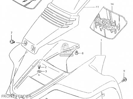 Suzuki LT80 2000 (Y) parts lists and schematics