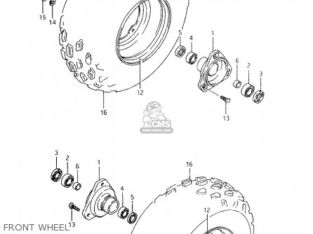 Suzuki LT80 2000 (Y) parts lists and schematics