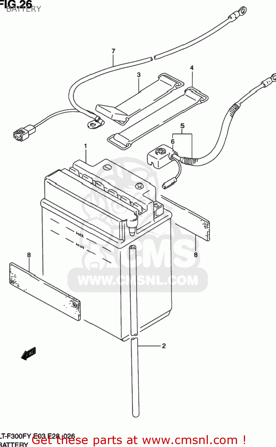 Suzuki LT-F300F KING QUAD 2WD 2002 (K2) USA (E03) KINGQUAD KING-QUAD ...