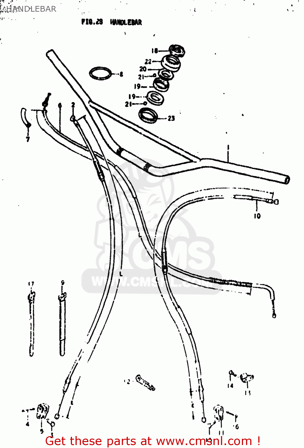 Suzuki PE175 1978 (C) USA (E03) parts lists and schematics