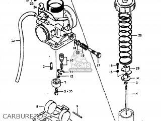 Suzuki PE175 1980 (T) USA (E03) parts lists and schematics
