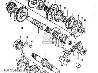 Suzuki PE175 1981 (X) USA (E03) parts lists and schematics