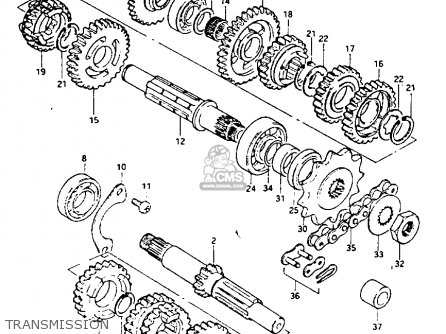 Suzuki PE175 1982 (Z) parts lists and schematics