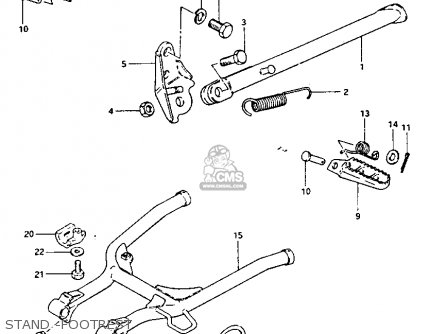 Suzuki PE175 1983 (D) parts lists and schematics