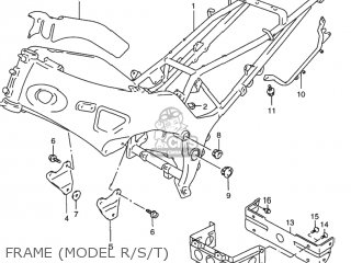Suzuki RF900R 1995 (S) USA (E03) parts lists and schematics